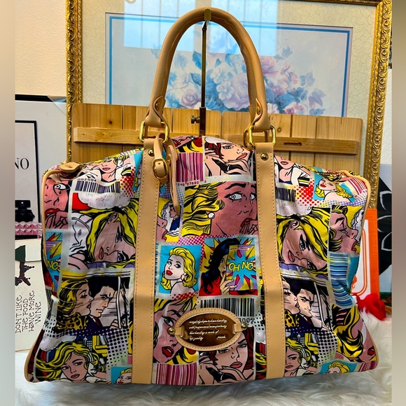 Bags | Comic Characters Duffle Bag With Detachable Strap | Poshmark